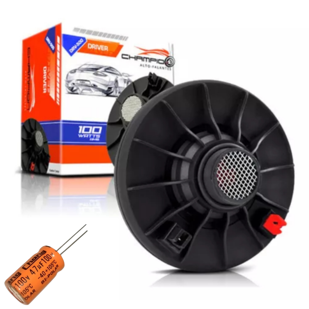 Driver D200 D250x Champion 100w Rms 8 Ohms Similar Selenium + Capacitor ...