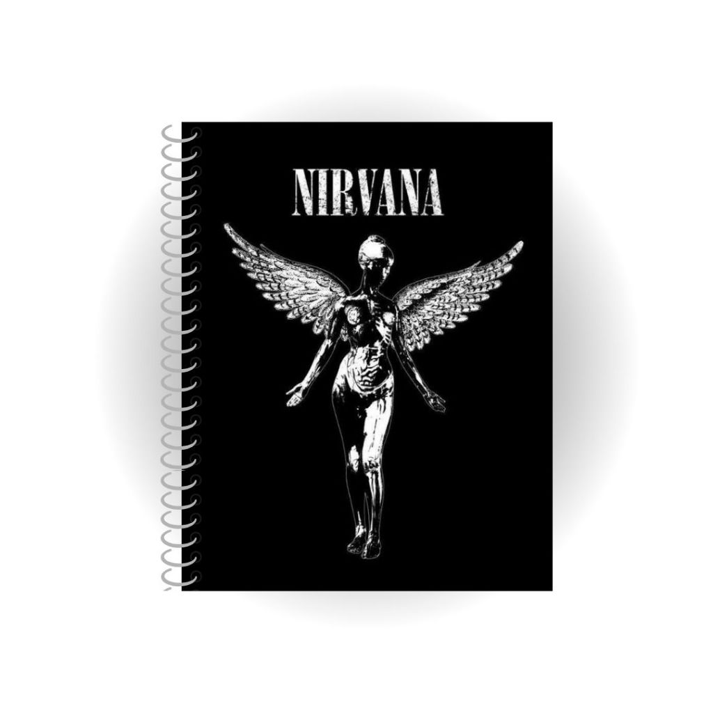 Caderno Nirvana 20 Matérias 320 folhas, Capa Dura | Shopee Brasil