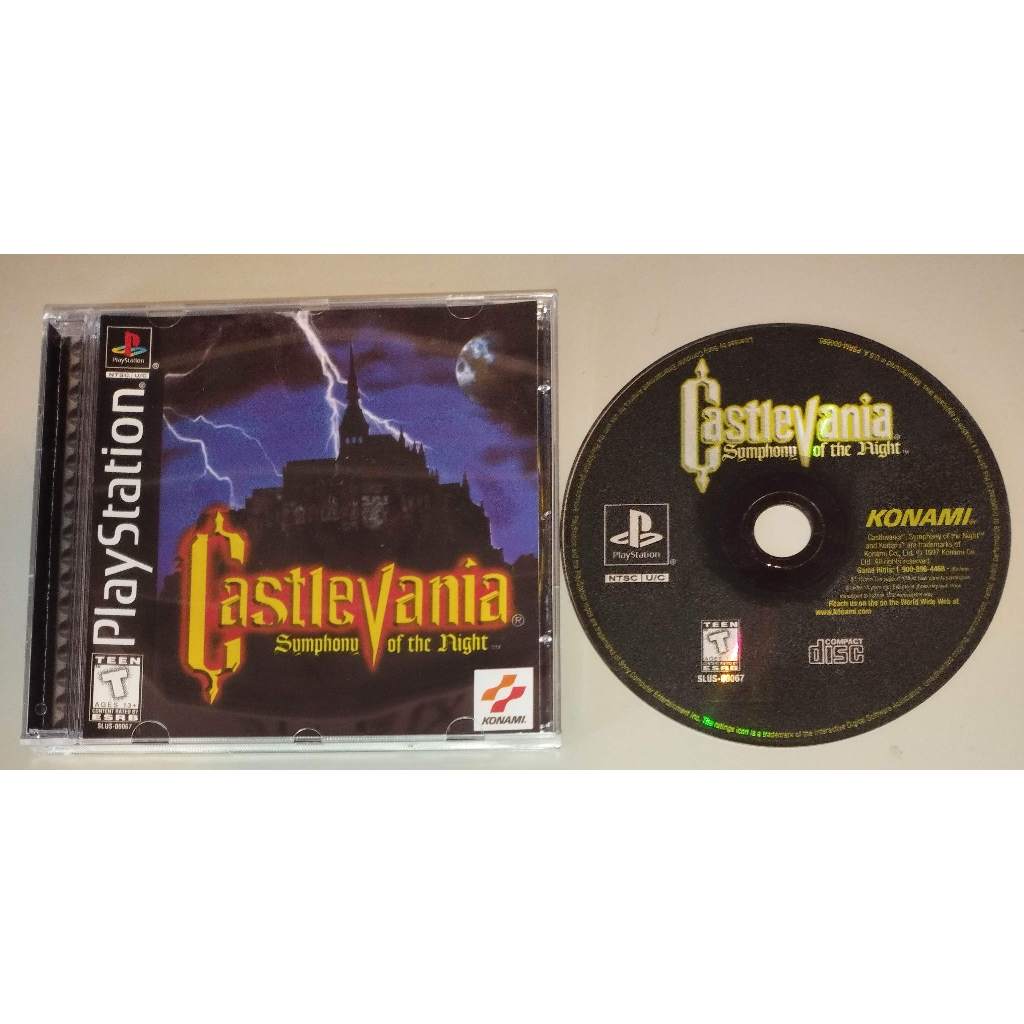 PS1 - Castlevania: Symphony of the Night | Shopee Brasil