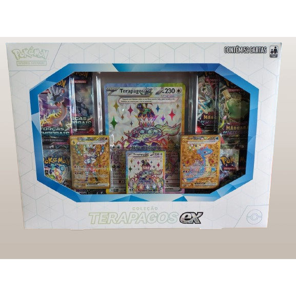 POKEMON BOX COLEÇÃO TERAPAGOS EX | Shopee Brasil