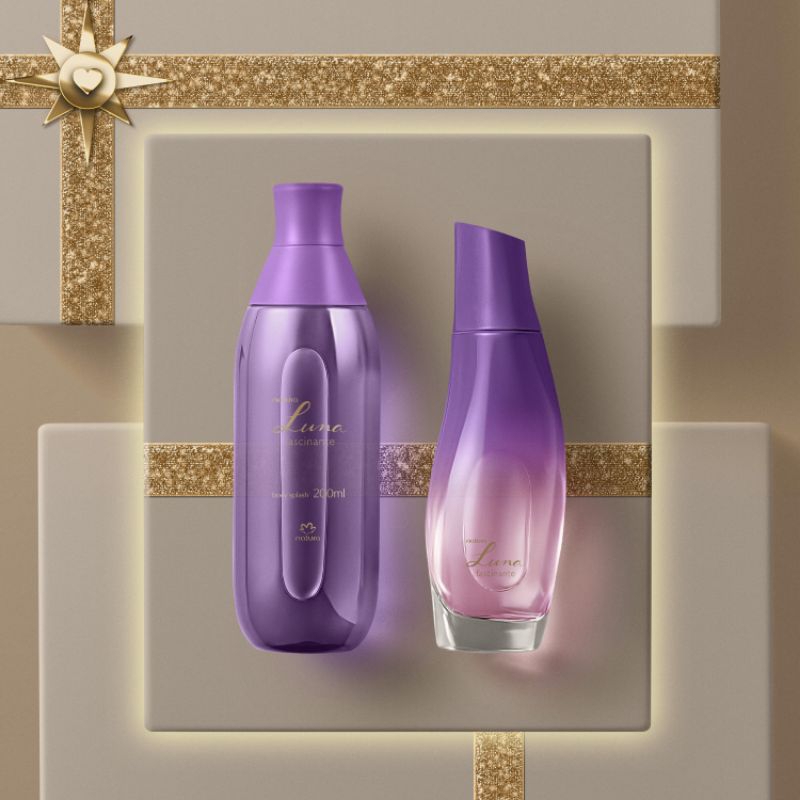 kit Luna Fascinante Desodorante Colônia 75ml+Body splash 200ml | Shopee ...
