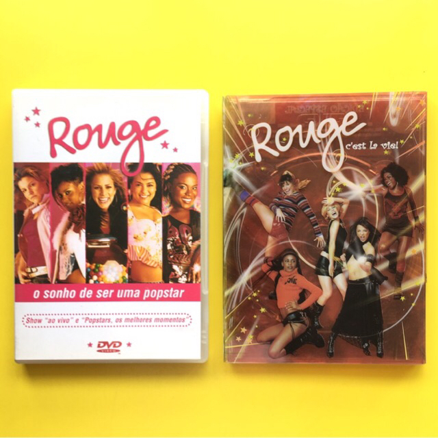 Rouge 2 DVDs ORIGINAIS: Sonho Popstar + Cest La Vie (DVD+CD) | Shopee ...