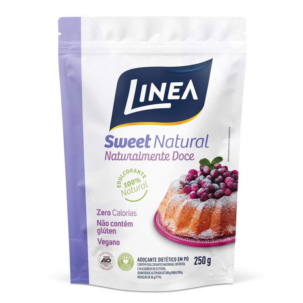 Adoçante Culinário Linea Sweet Natural 250g | Shopee Brasil