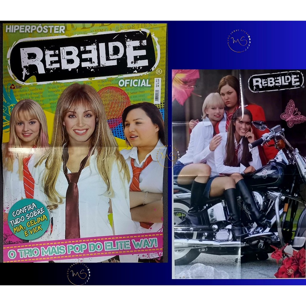 [Revista Pôster] Hiper Pôster Rebelde Oficial [Rebelde/RBD] | Shopee Brasil