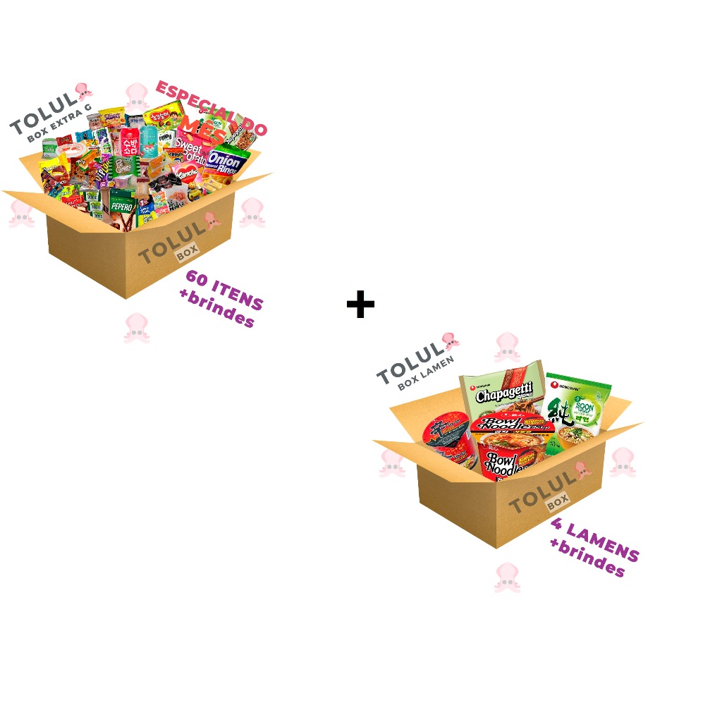 BOX EXTRA G MAIS BOX KIT LAMEN GULOSEIMAS ORIENTAIS ESPECIAL TOLULABOX ...