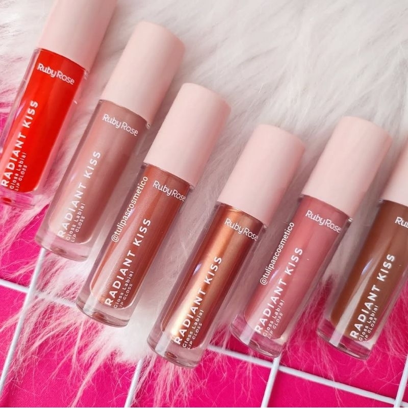 Gloss labial Radiant Kiss - Ruby Rose lançamento | Shopee Brasil
