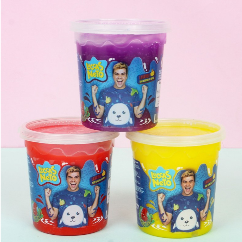 Geleca Gelástica Luccas Neto Pote 180g Infantil | Shopee Brasil
