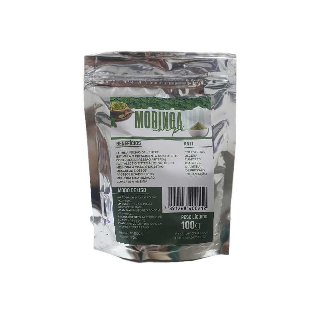 Moringa em Pó 100g - Chá de moringa em pó | Shopee Brasil