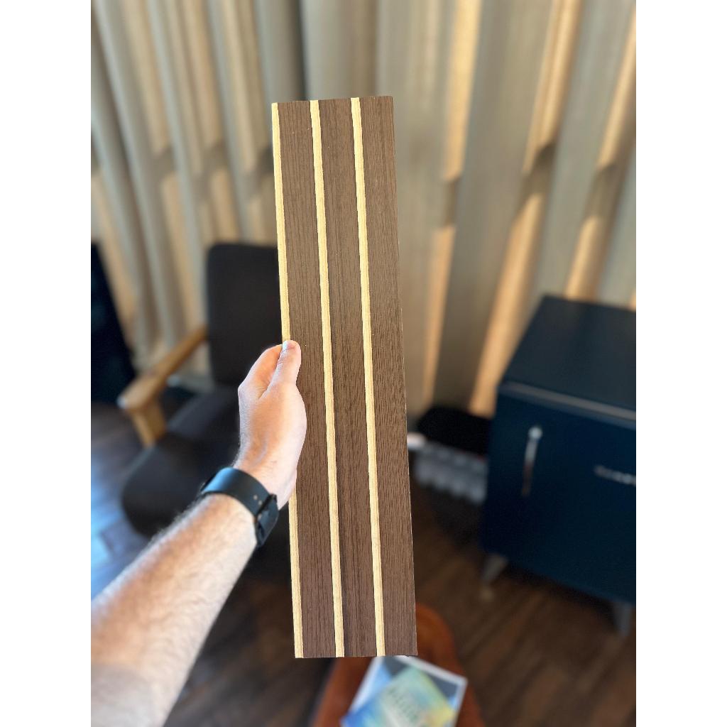 Kit 40 Módulos Placa Ripado Mdf Adesiva Revestimento De Parede 50x11cm ...