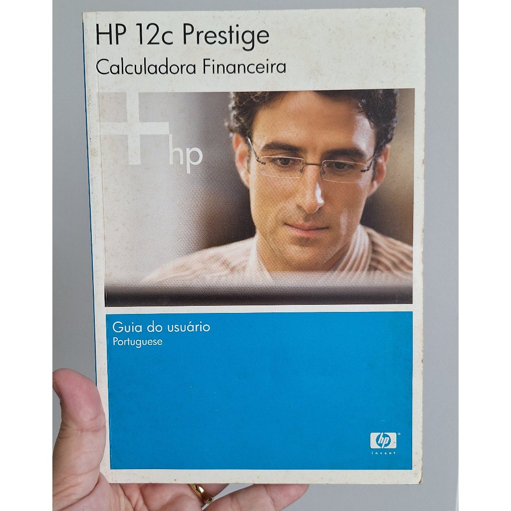 Guia do Usuário em Português Hp 12C Prestige (Manual) | Shopee Brasil