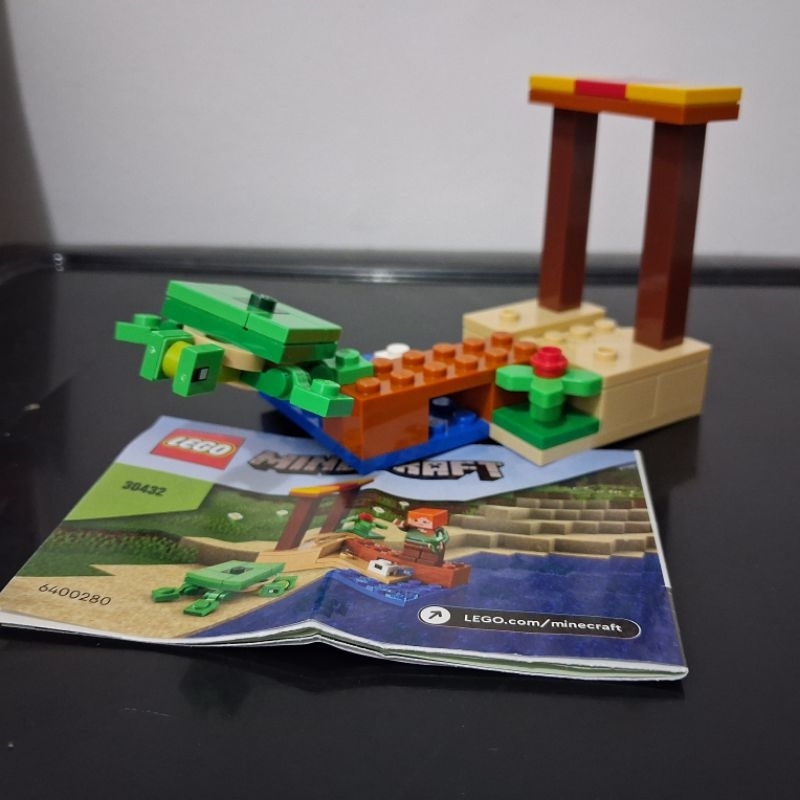 Lego Minecraft - The Turtle - 30432 - com manual - sem boneco | Shopee ...