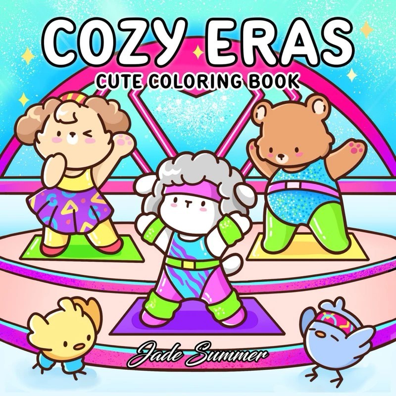 Livro de Colorir Cozy Eras - Estilo Bobbie Goods - 120G - Holográfico ...