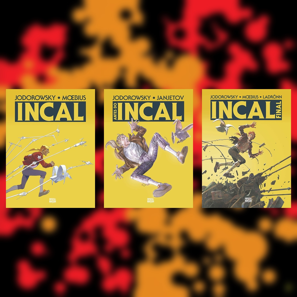 TODO INCAL - BOX COM OS 3 VOLUMES (INCAL, ANTES DO INCAL E INCAL FINAL ...