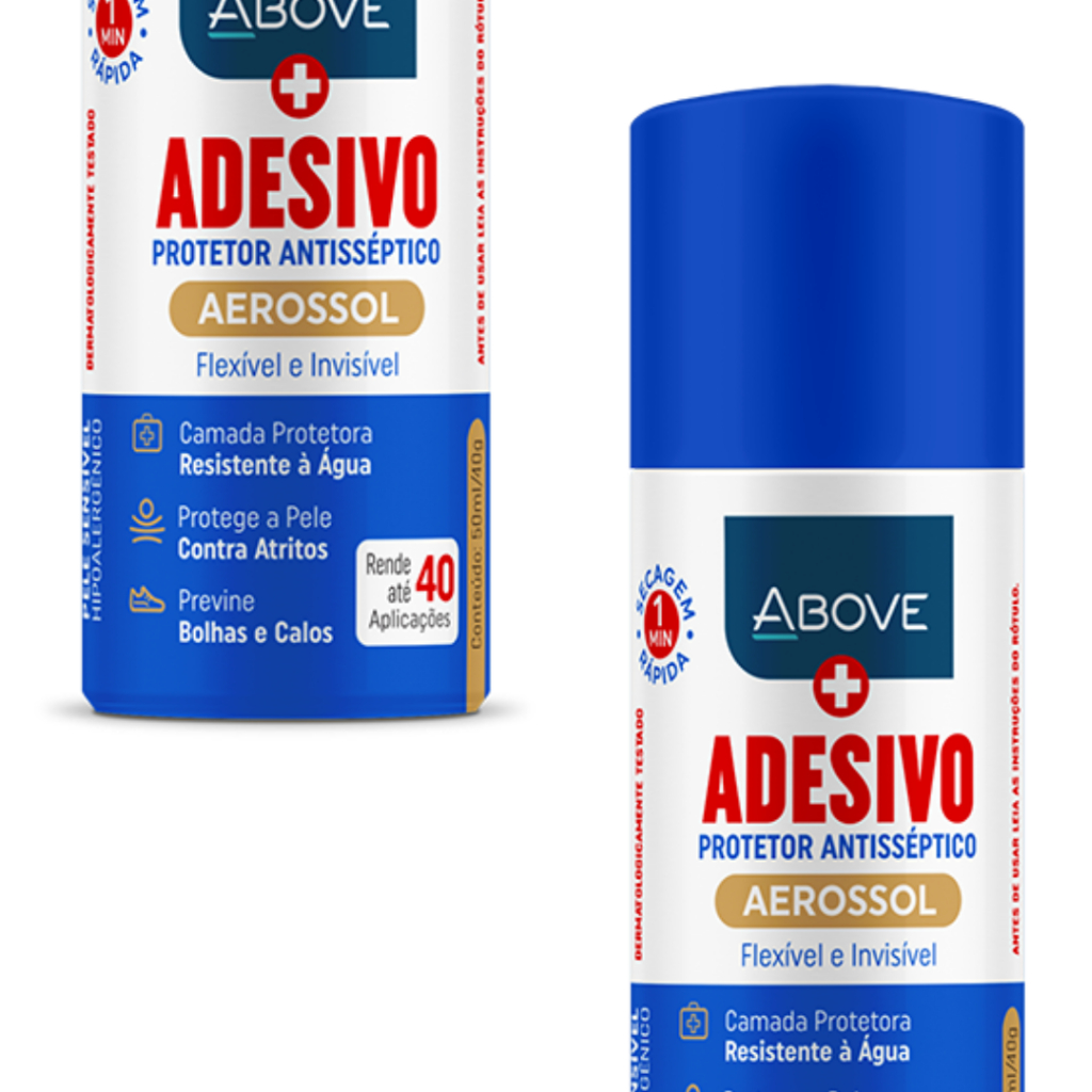 Band Aid ( Bandeide ) Adesivo Protetor Antisséptico Aerosol 50ml Above ...