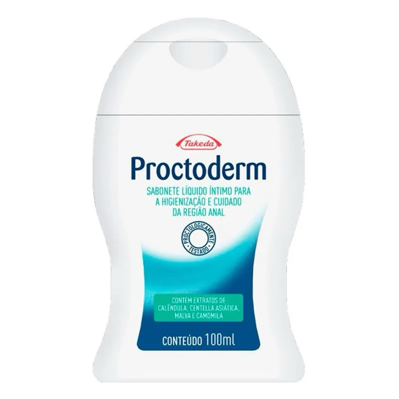 Proctoderm Sabonete Líquido Íntimo para Higienização - 100ml | Shopee ...