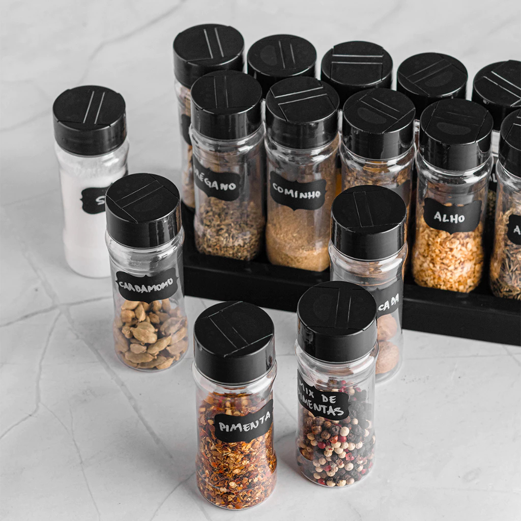 Kit 25 Potes Tempero Cozinha Condimentos + Envio Veloz | Shopee Brasil
