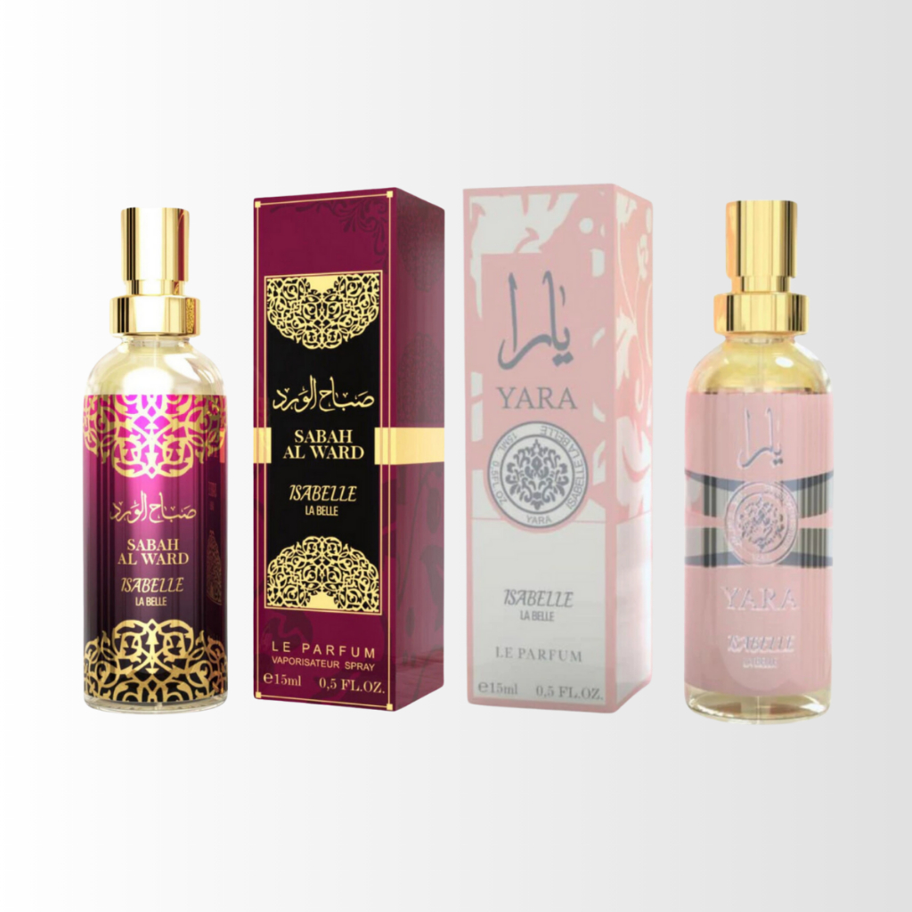 Perfume Yara Lattafa 15ml + Sabah Al Ward Al Wataniah - Isabelle la ...