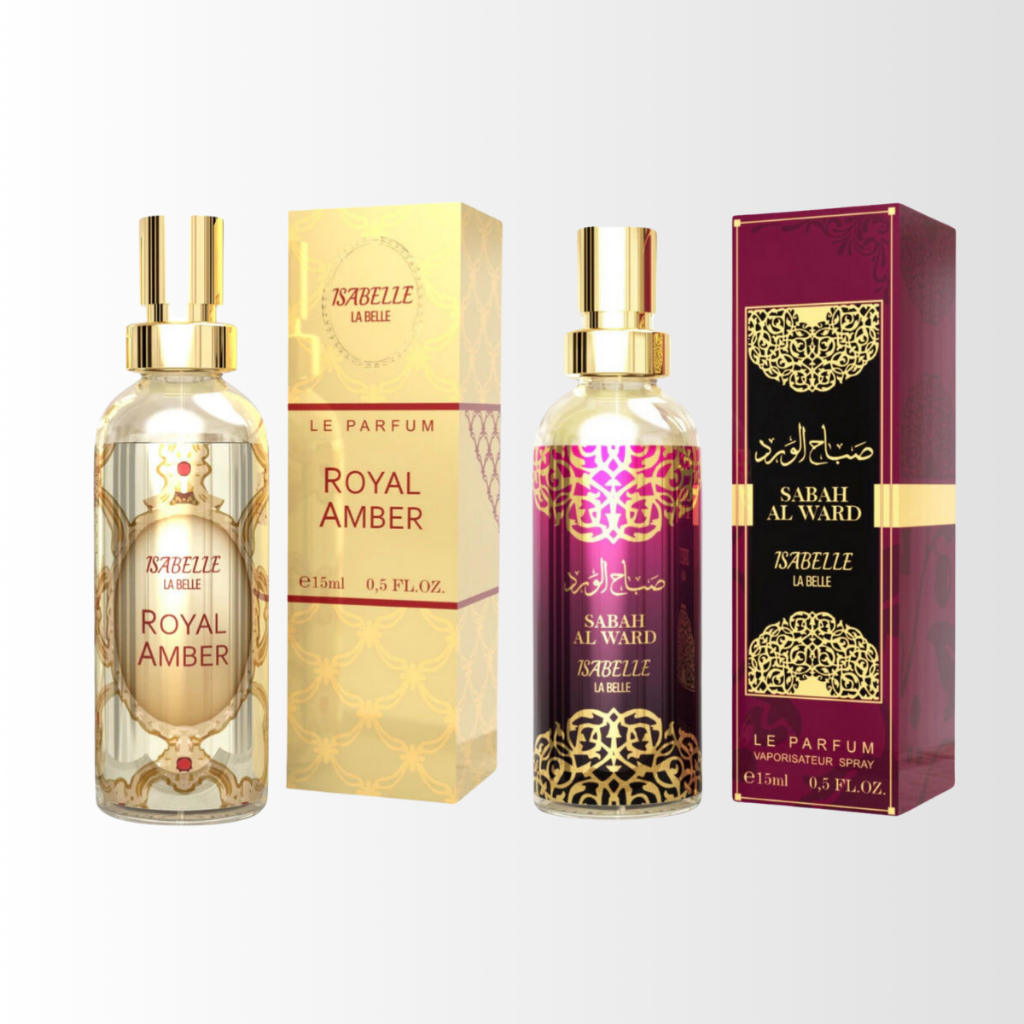 Perfume Royal Amber Orientica 15ml + Sabah Al Ward Al Wataniah 15ml - Isabelle la belle | Shopee ...
