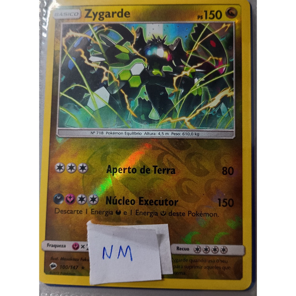Carta Pokémon Zygarde | Shopee Brasil