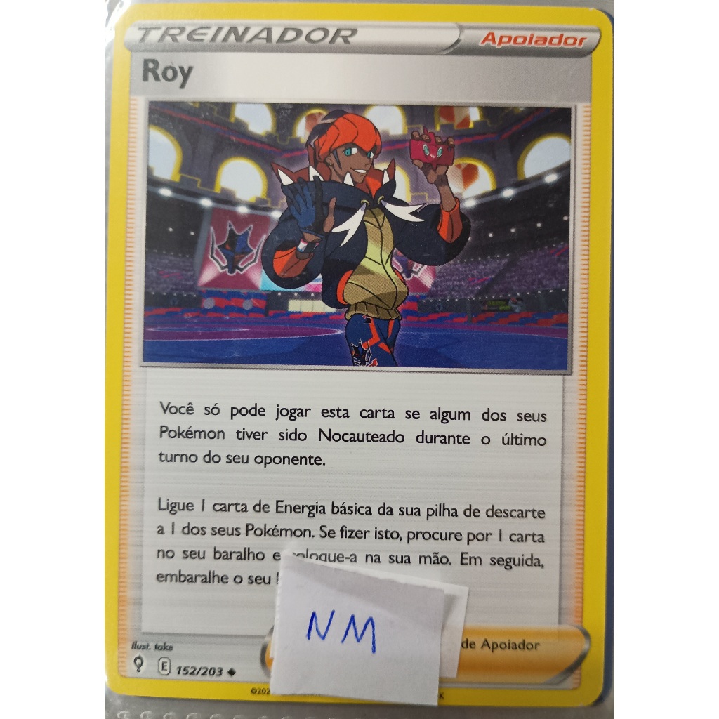 Carta Pokémon Roy | Shopee Brasil