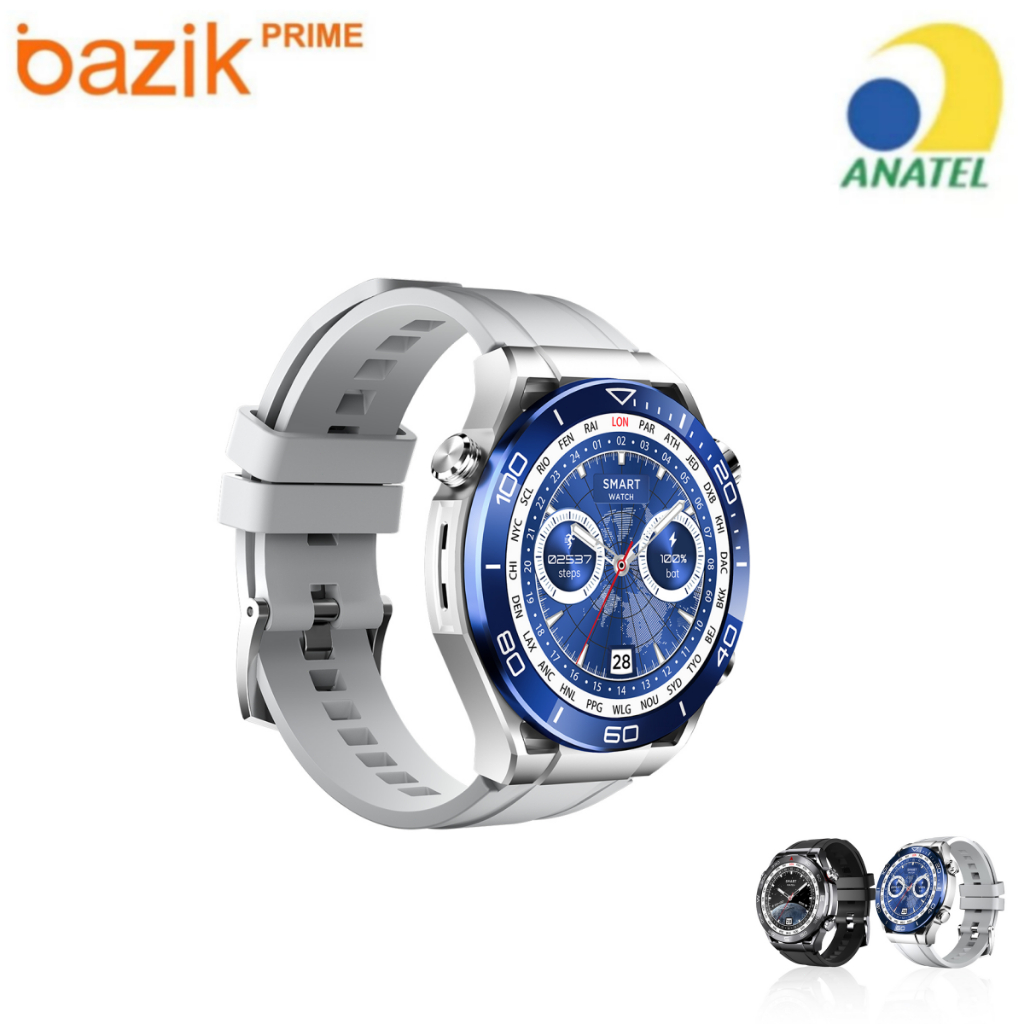 Bazik Relógio Smartwatch W79 Pro Max Tela 1.50 Amoled, Nfc, Com Gps E Controle De Voz | Shopee ...