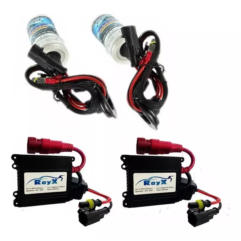 Kit Xenon Com Reator E Lâmpada HID 8000k - H27 COMPLETO | Shopee Brasil