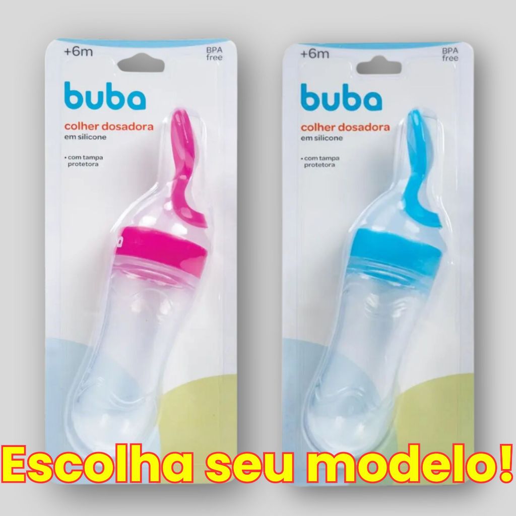 Colher Dosadora Infantil +6m - Buba | Shopee Brasil