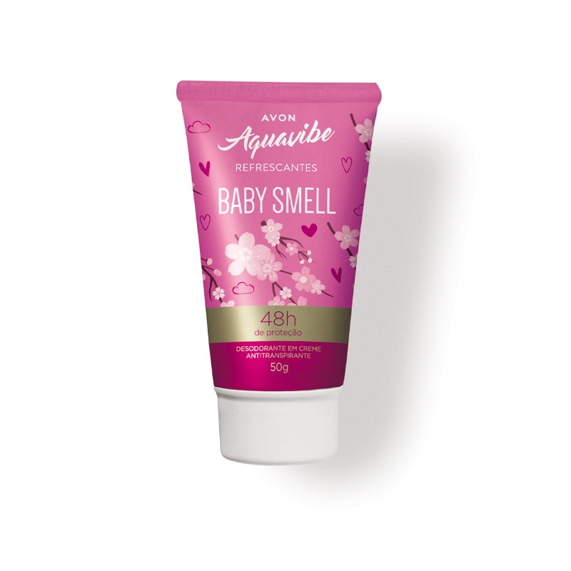 Avon Desodorante em Creme Aquaribe Baby Smell | Shopee Brasil