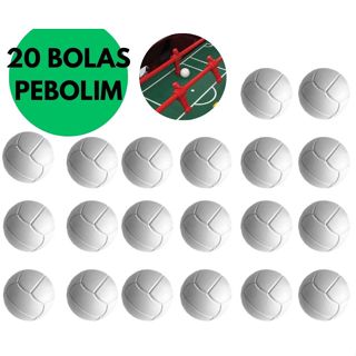 Bolinha de Pebolim Pesada Kit 20 Unid Bola Totó Fla-Flu Futebol de Mesa | Shopee Brasil