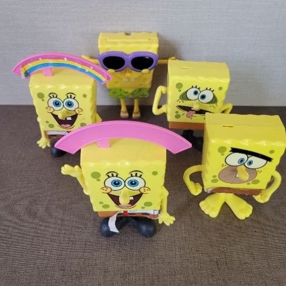 coleção bob esponja mcdonald's e burguer king | Shopee Brasil