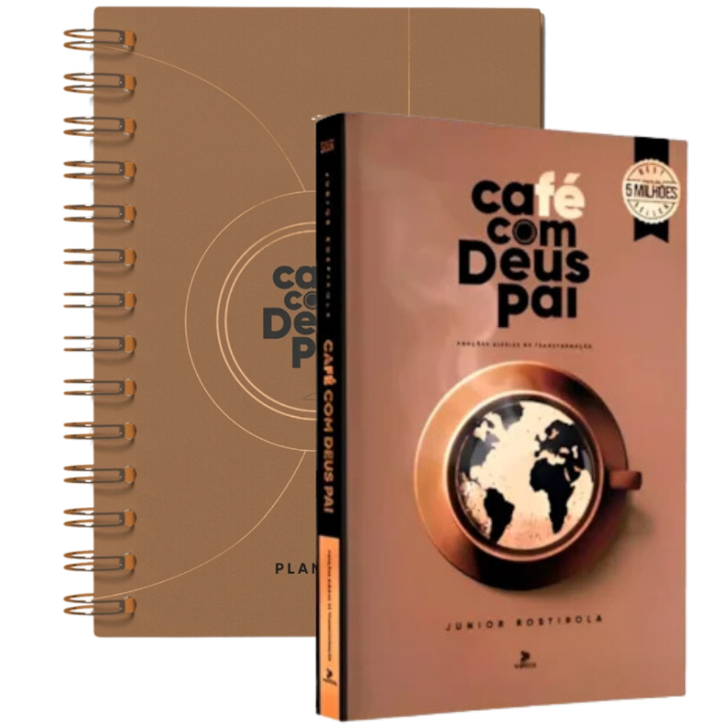 Kit Café Com Deus Pai + Planner Café com Deus Pai: Inspiração E ...