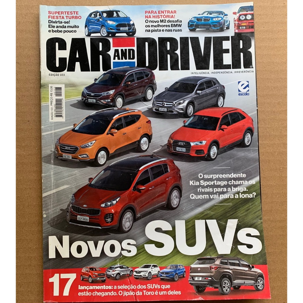 REVISTA CAR AND DRIVER / AL FASSI O PUMA DE MUHAMMAD ALI (BMW M2) RARO ...