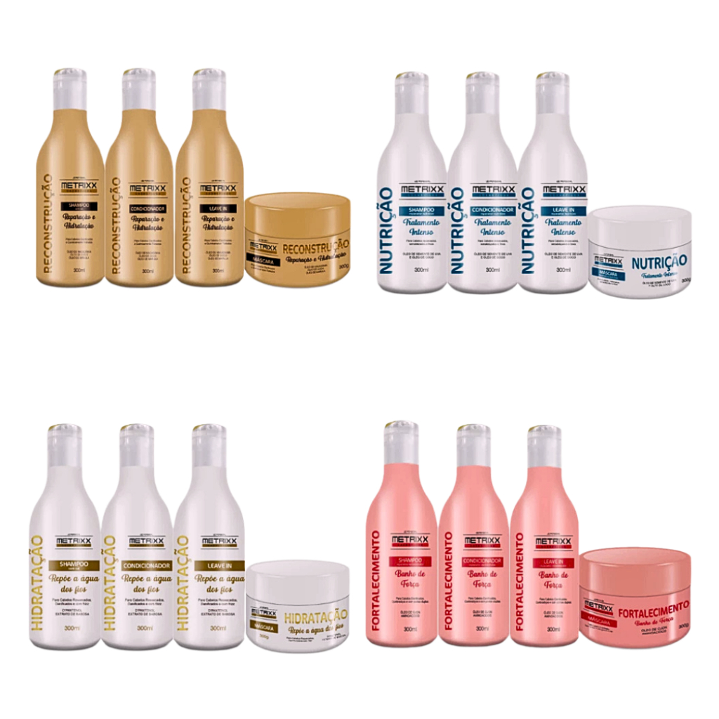 Combo Capilar 16 Produtos Salão Profissional Revenda Atacado Bancada ...