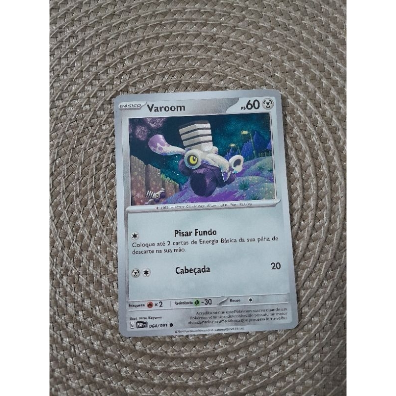 Carta Pokemon Varoom Original NM | Shopee Brasil