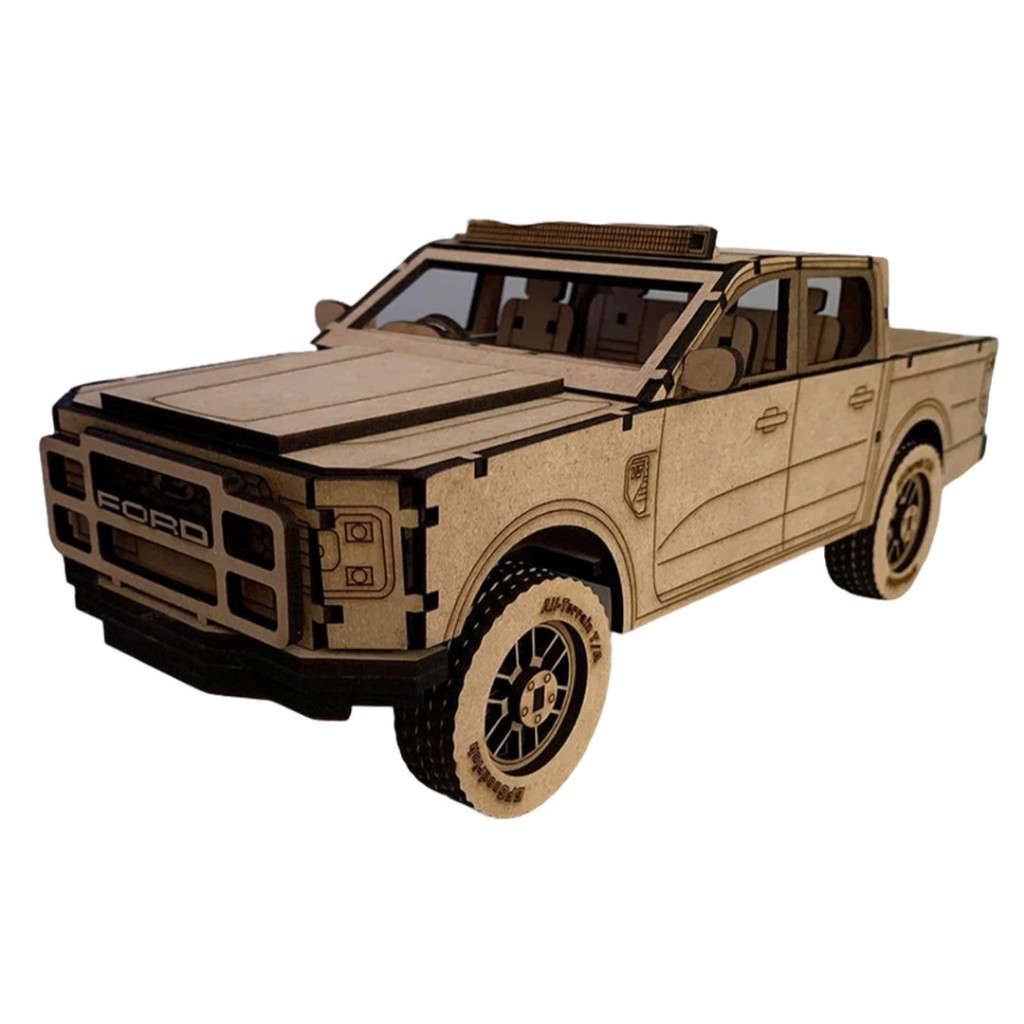 Miniatura Carro Ford Ranger Quebra-Cabeça em MDF | Shopee Brasil