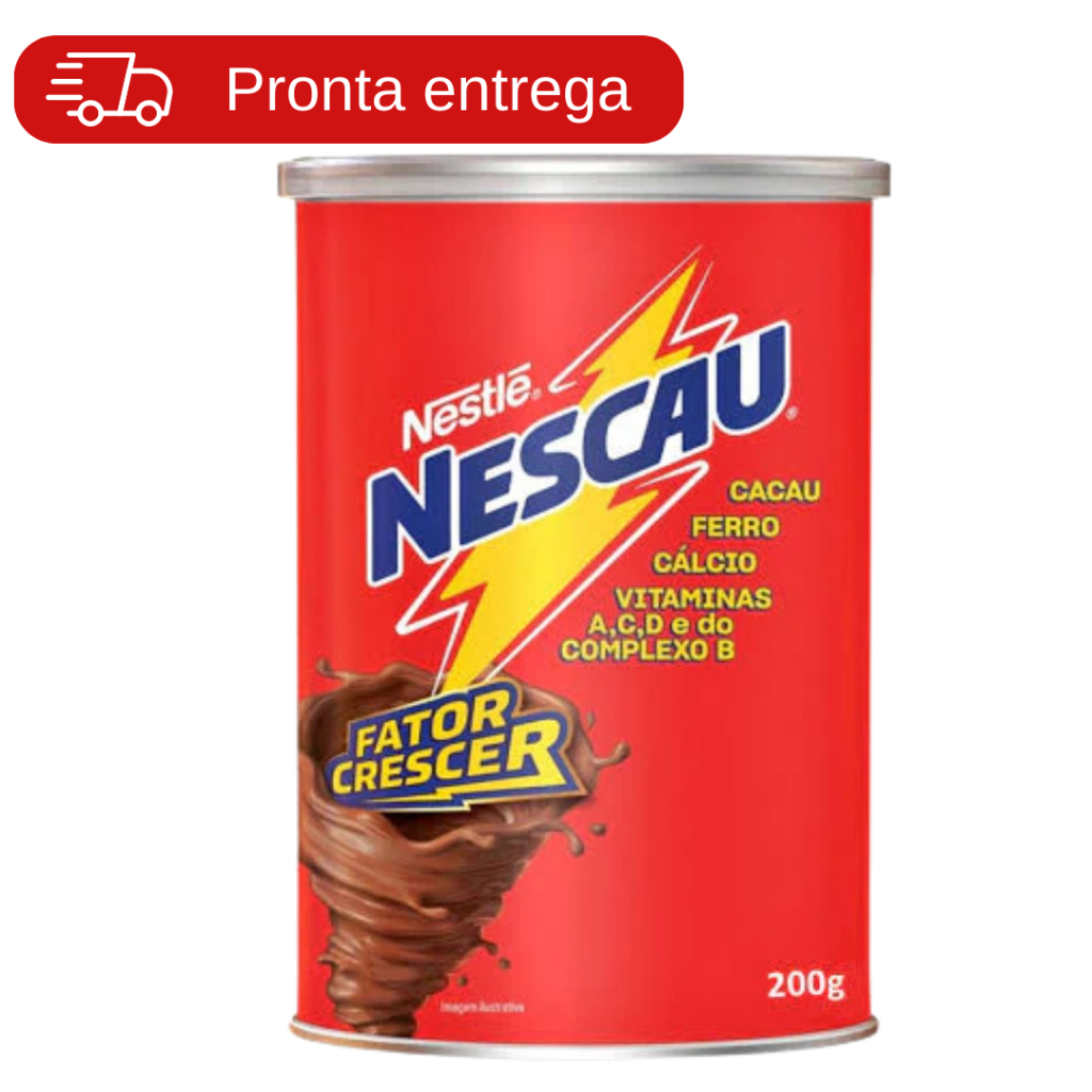 ACHOCOLATADO PÓ NESCAU LATA 200G | Shopee Brasil