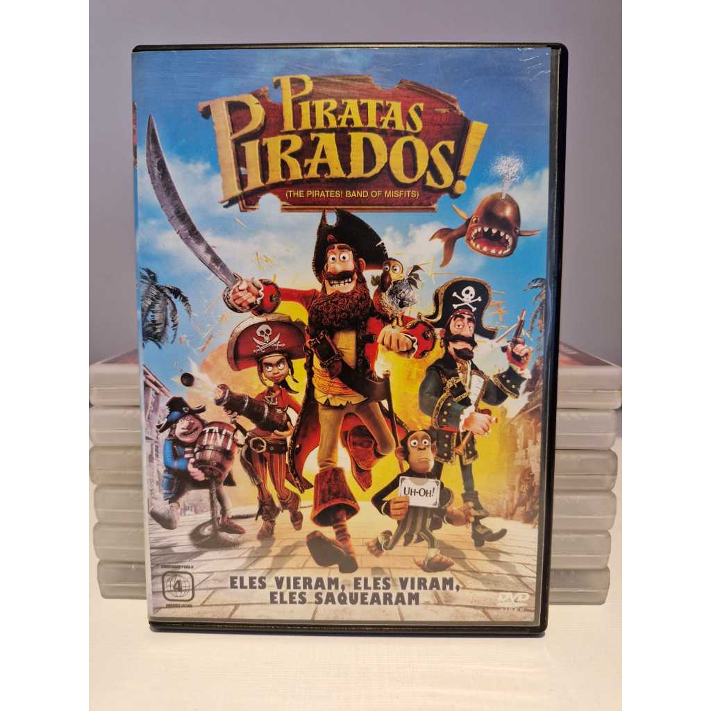 PIRATAS PIRADOS - DVD - Original | Shopee Brasil