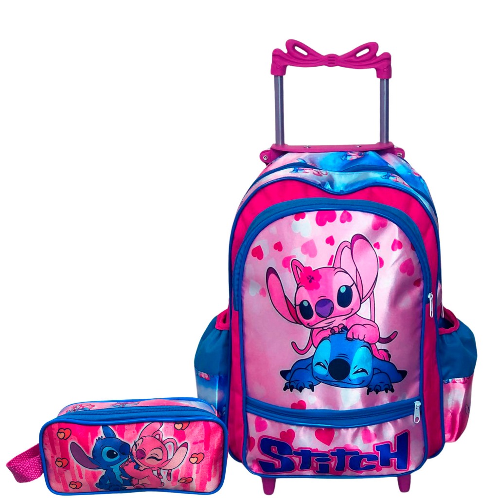 Kit Mochila Infantil Stitch C/ Estojo Mochila Infantil Escolar C ...