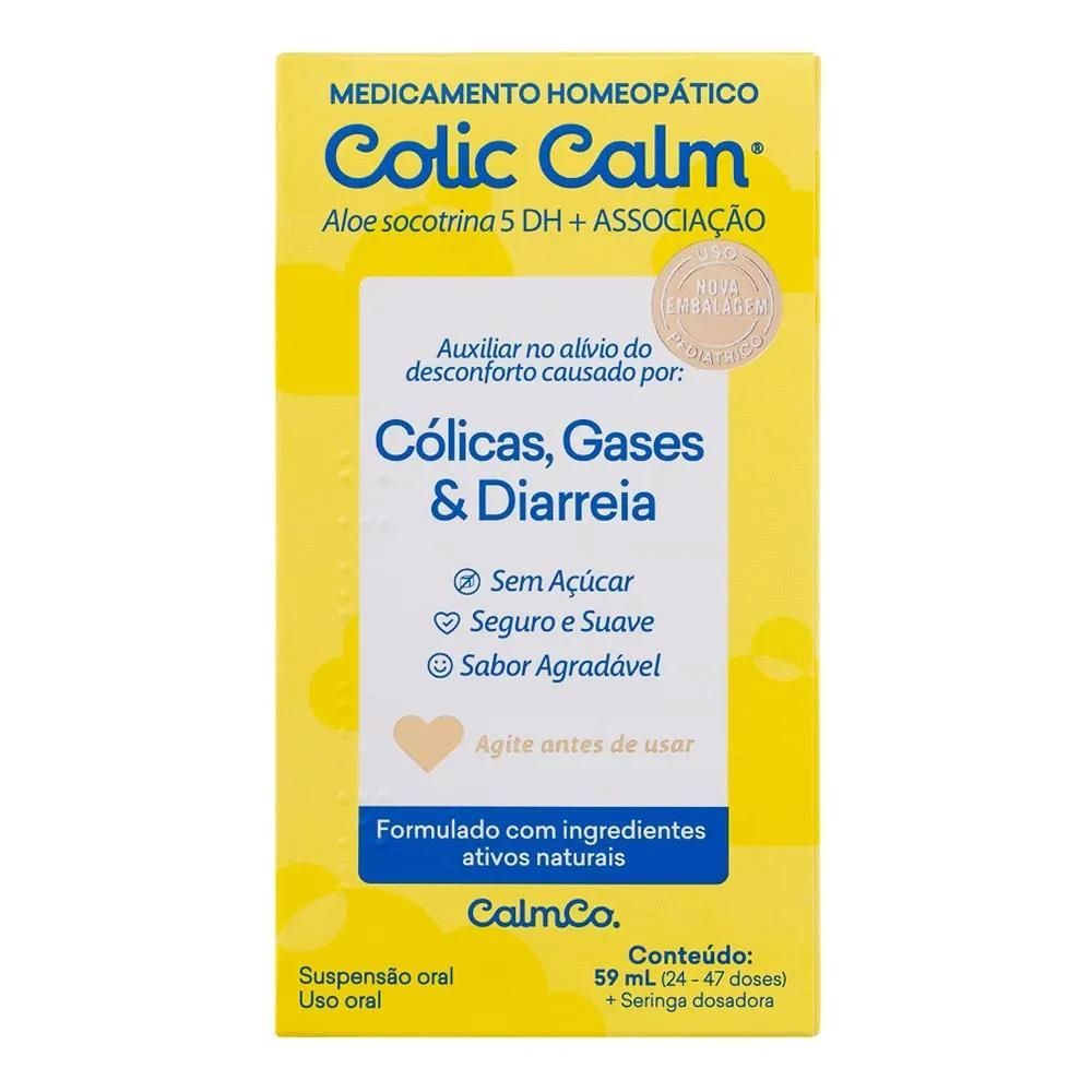 Colic Calm Alivio das Cólicas Gases e Diarreia 59ml | Shopee Brasil