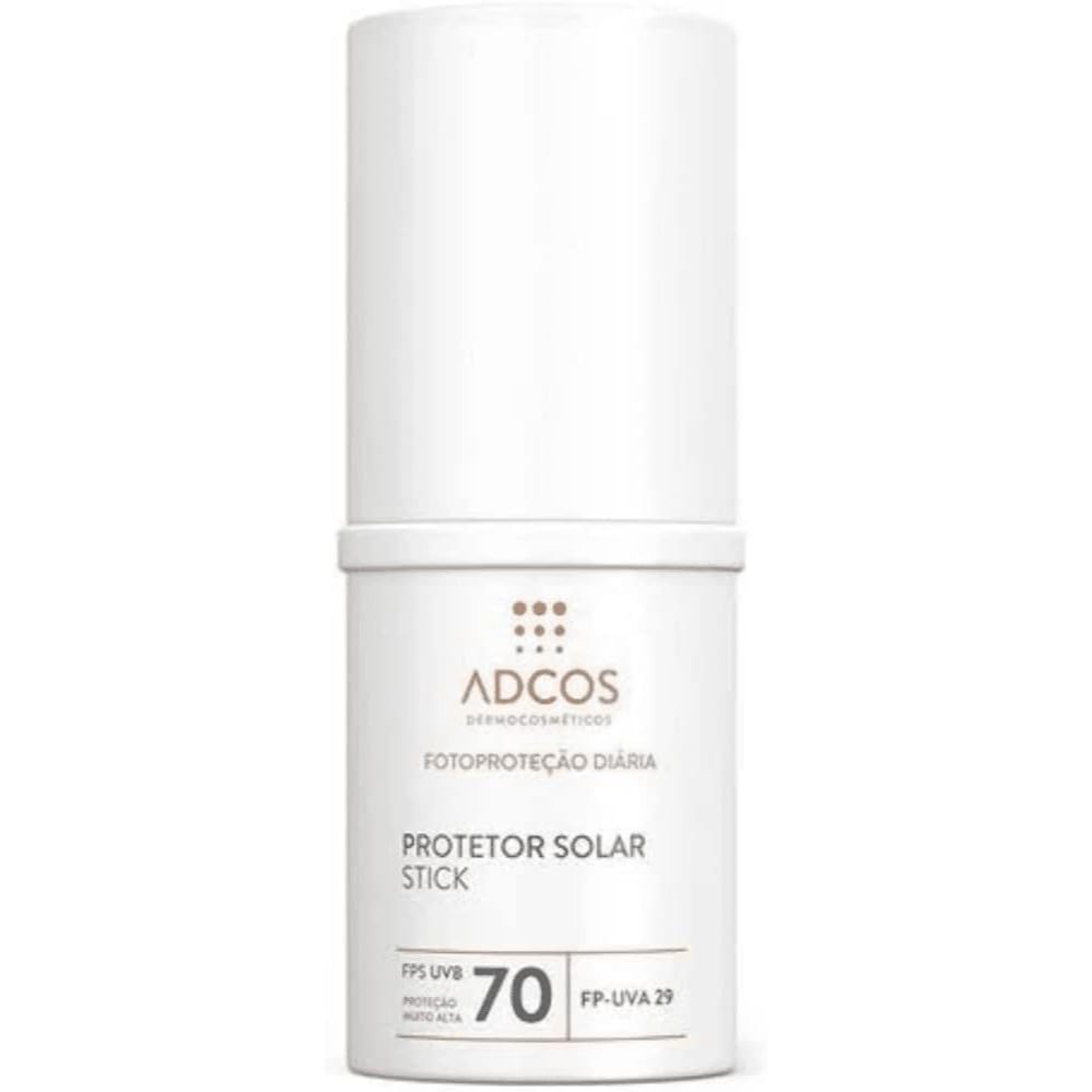 Adcos, Adcos Filtro Solar Base Stick Fps 70 incolor - 13g | Shopee Brasil