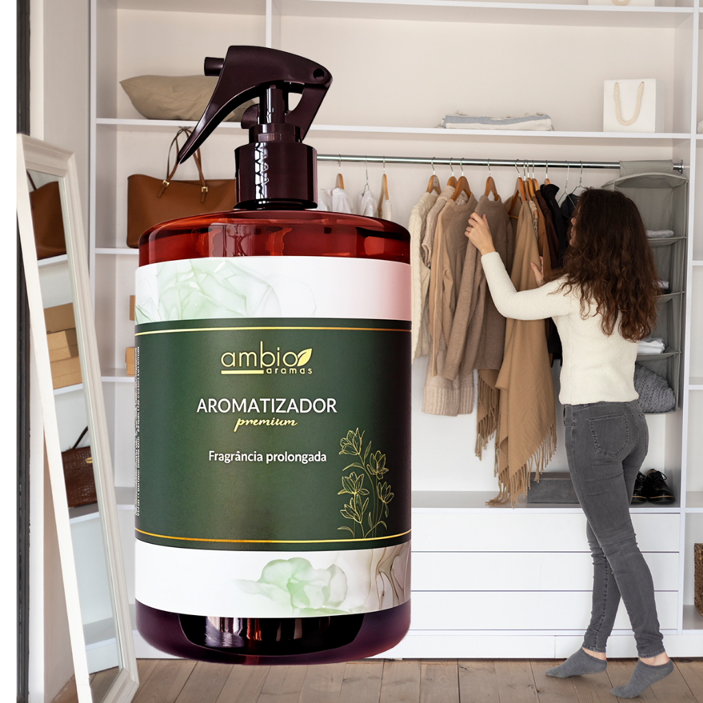 Aromatizador Guarda Roupas Cheiro de Lojas Famosas 350ml Ambio Aromas ...