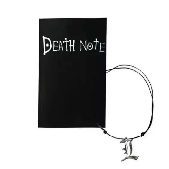 Caderno Death Note Kira Ryuk Anime Livro Morte E Colar L | Shopee Brasil
