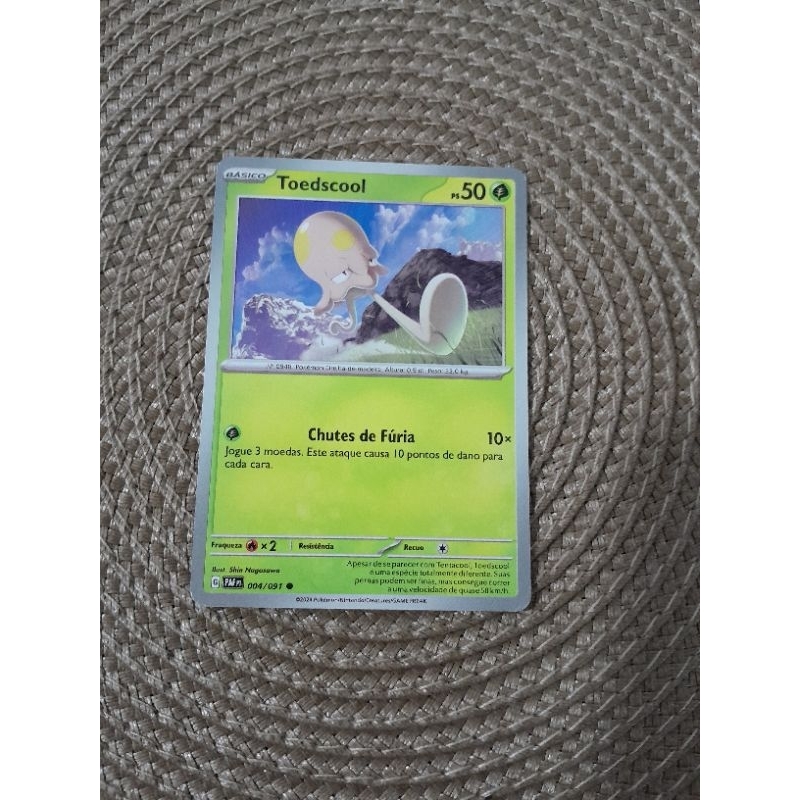 Carta Pokemon Toedscool Original NM | Shopee Brasil