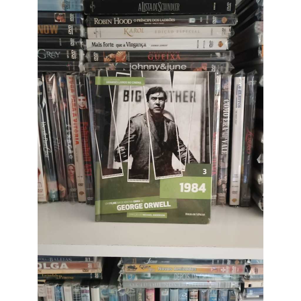 COLEÇÃO FOLHA GRANDES LIVROS DO CINEMA - DVD 1984 - GEORGE ORWELL ...