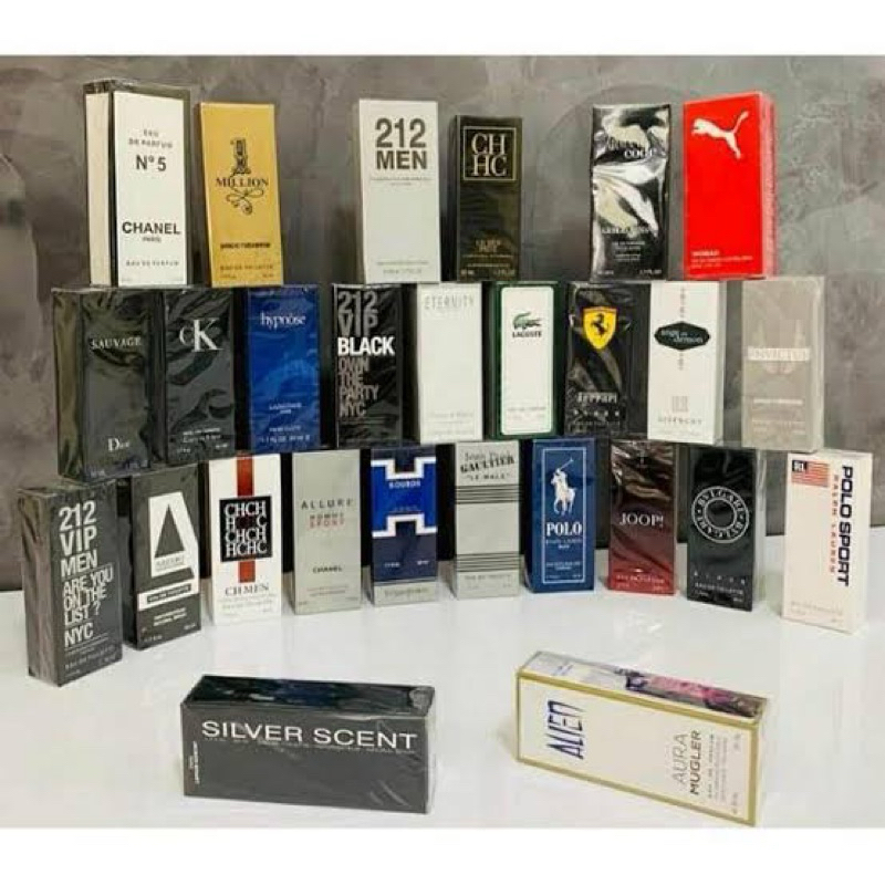 Kit 100 Perfumes Feminino e Masculino 50ML para revender atacado ...