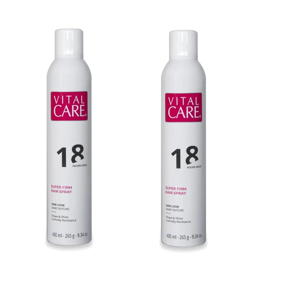 Kit Spray Vital Care Super Firm 18 Horas - 400ml (2 produtos) | Shopee ...