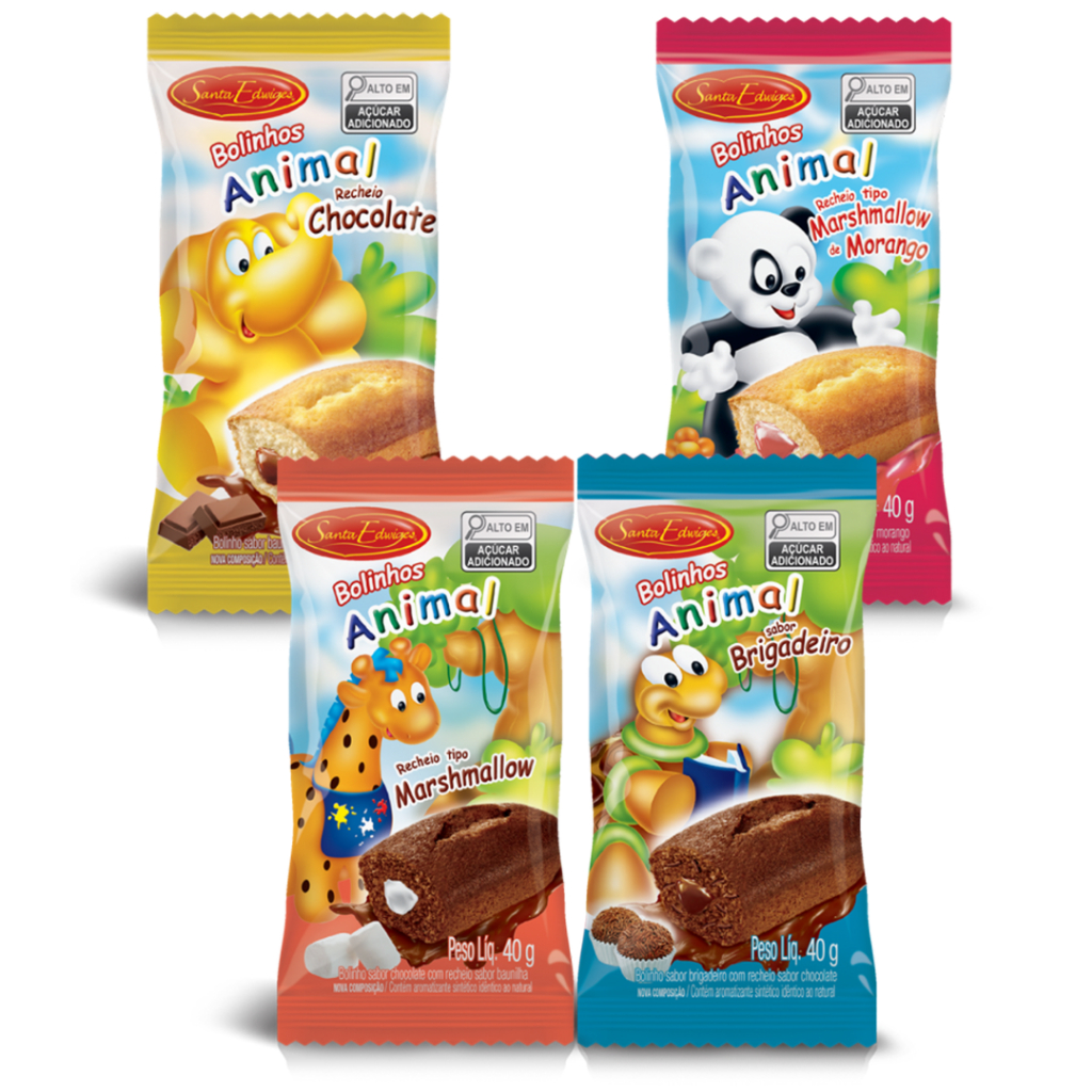 Mini Bolo Animal Santa Edwiges 40g - Escolha o Sabor | Shopee Brasil