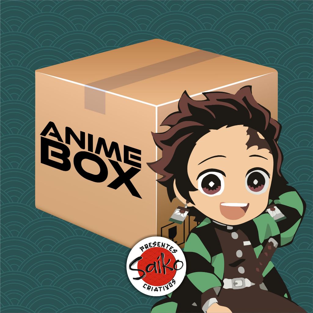Box Anime Temático Demon Slayer Personalizado - Caixa Anime Geek Nerd ...