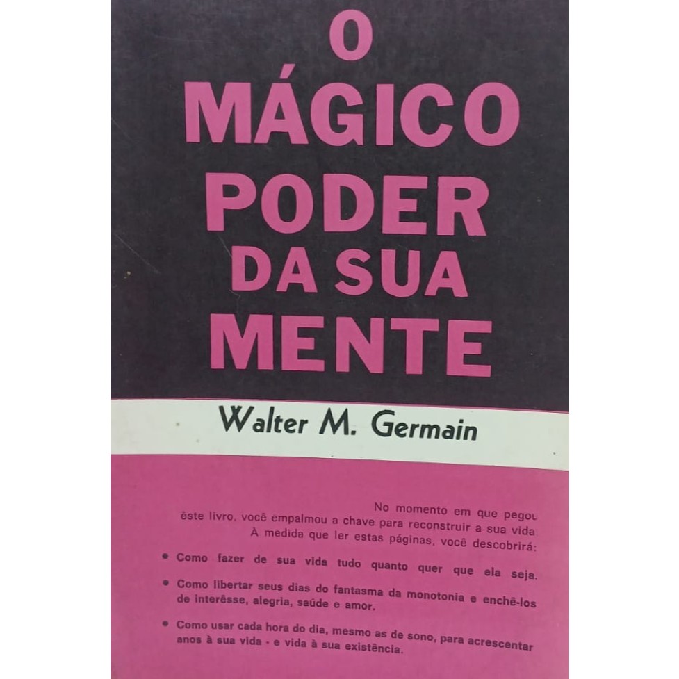 O Mágico Poder da sua Mente de Walter M Germain | Shopee Brasil