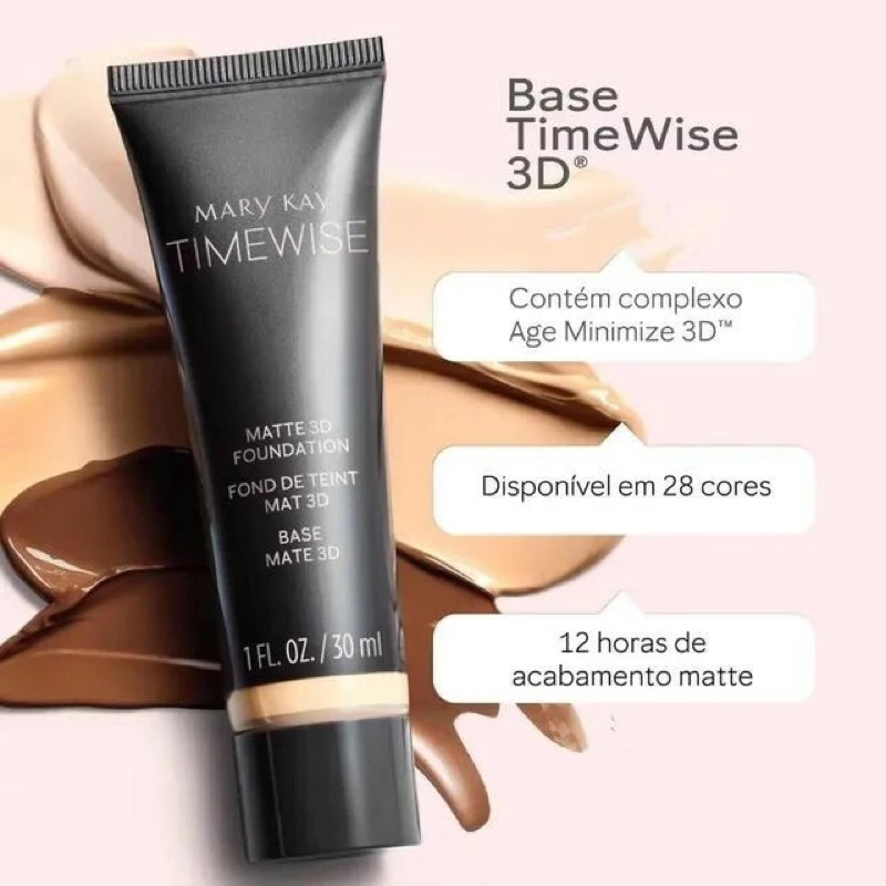 Base TIMEWise 3D Mary Kay | Shopee Brasil